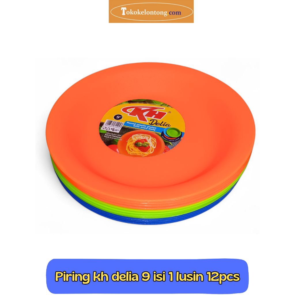 Jual HARGA GROSIR LUSINAN! Piring KH Delia 9 inch dan 8 inch/Piring ...