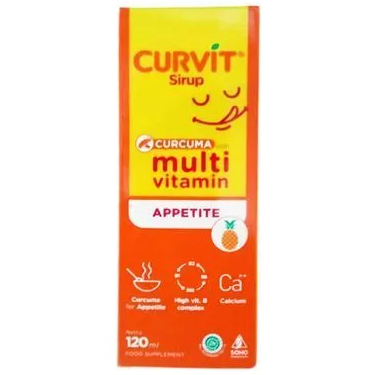 Jual Curvit Syrup Isi 120 Ml Botol Rasa Nanas | Shopee Indonesia