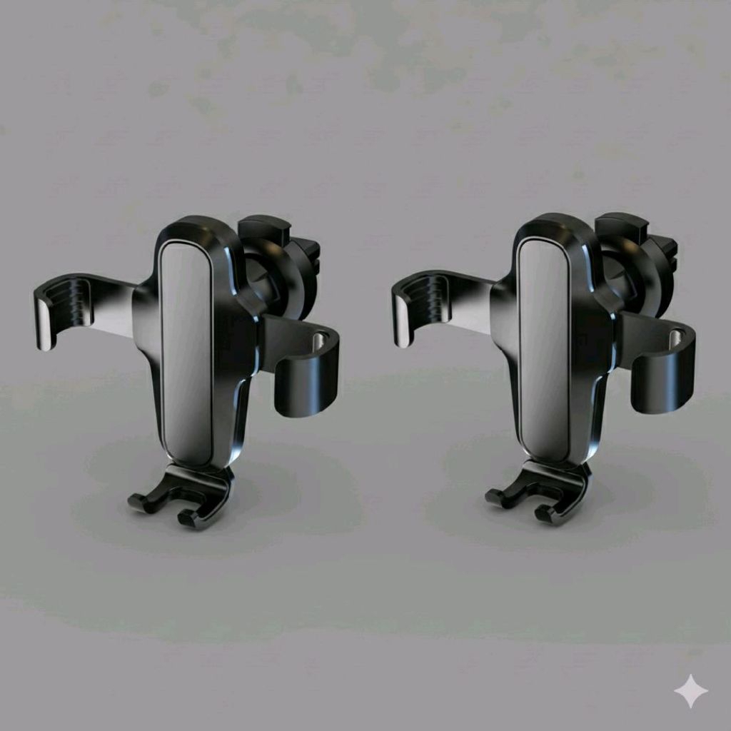 Jual Miniso Gravity-Sensor Car Phone Holder (Black & Gray) | Shopee ...