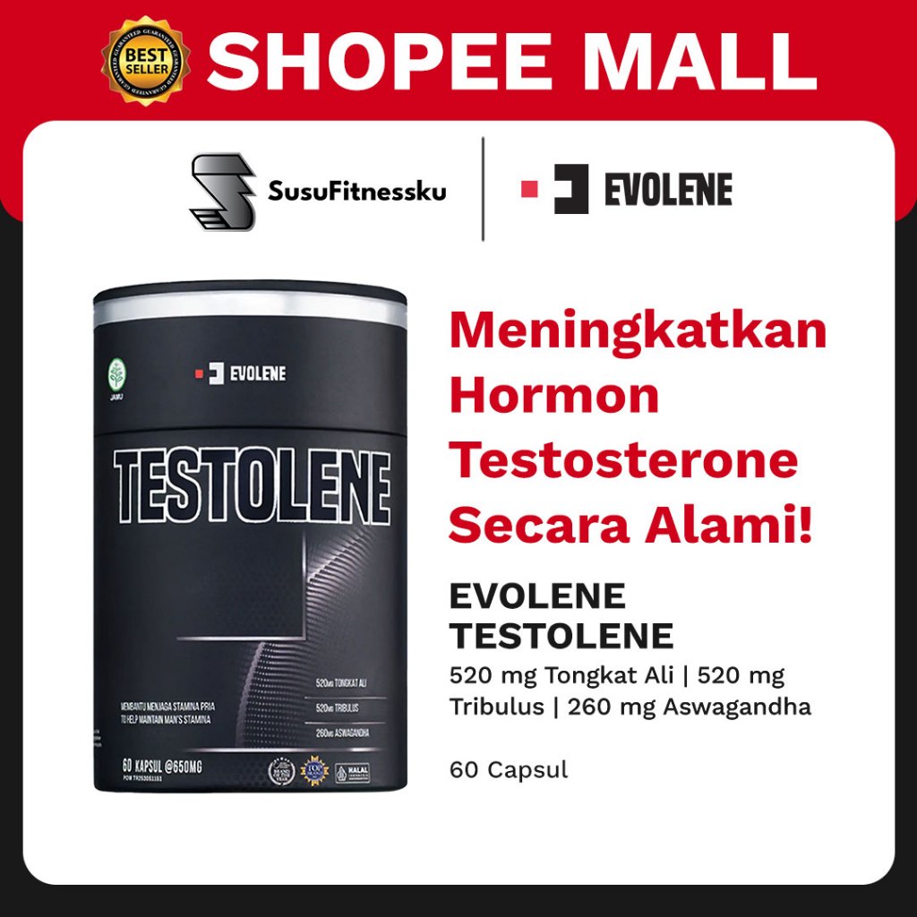 Jual Evoboost Testolene Evolene - Suplemen Fitness - Testosteron ...