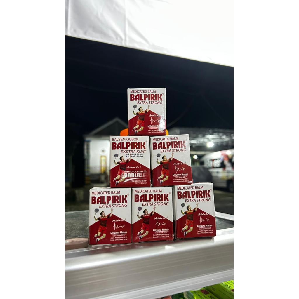Jual Balpirik Merah 20gr Balsem Gosok Ekstra Kuat untuk nyeri otot dan ...