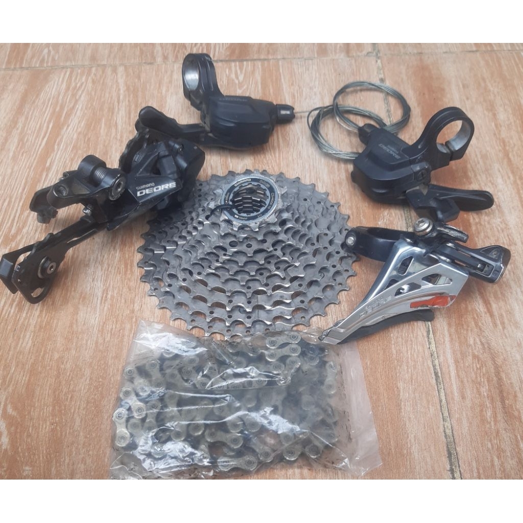 Jual Mini groupset 2x10 Speed Shimano Deore M6000 Japan | Shopee Indonesia