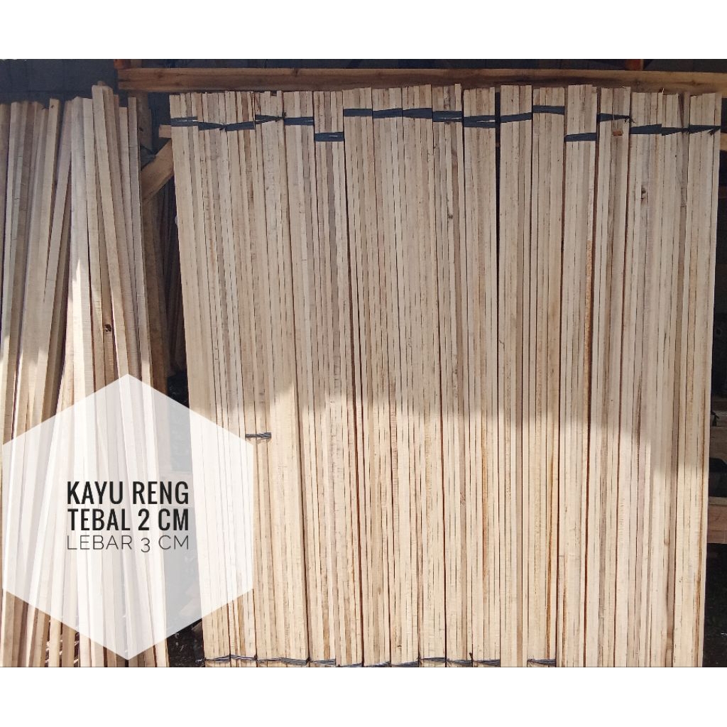 Jual KAYU RENG STIK 2X3 PAKET 10 BATANG PANJANG 200CM KAYU SUDAH DI ...