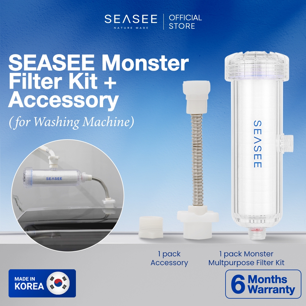 Jual [Kit] SEASEE Monster Filter Kit + Accessory for Washing Machine ...