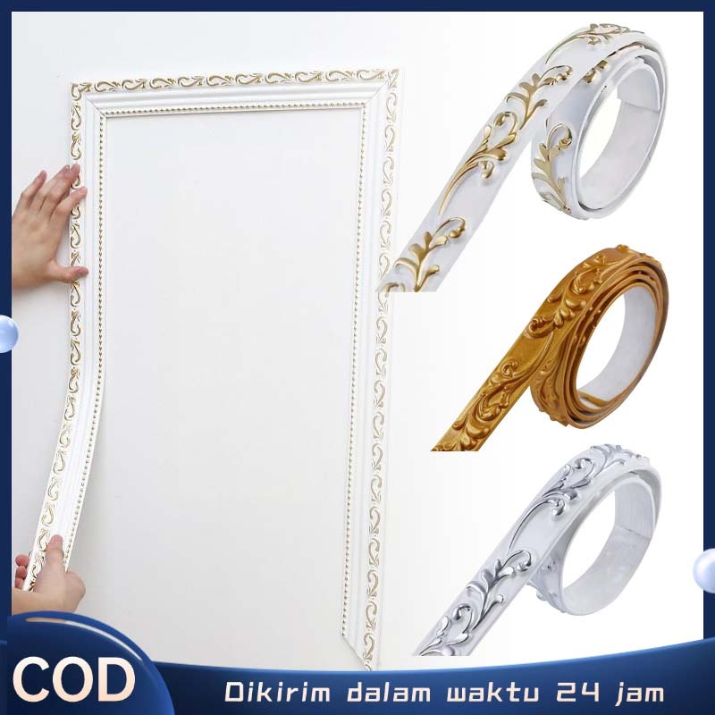 Jual 5M List Timbul Wallpaper Dinding List Border Dinding List ...
