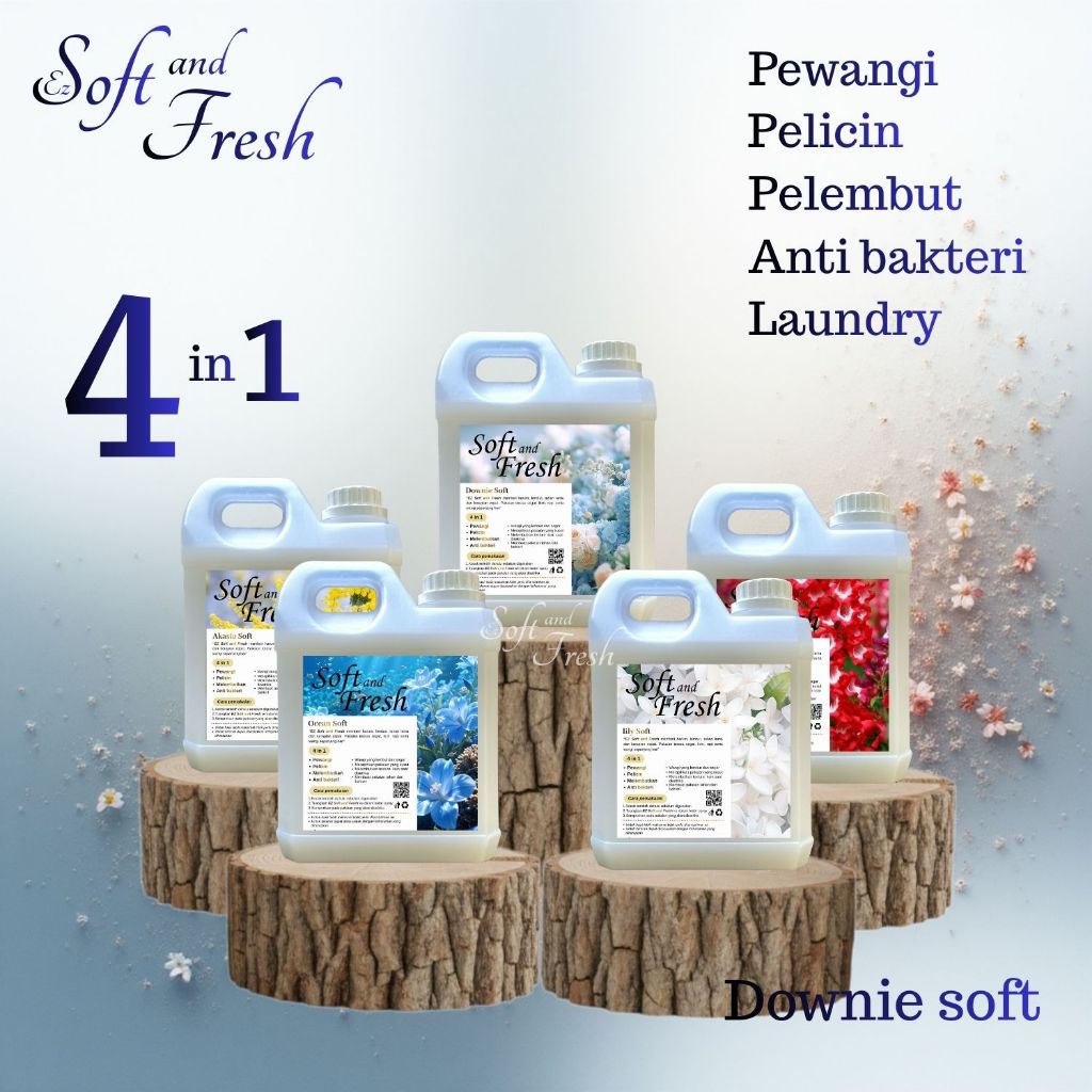 Jual Pewangi Pakaian Laundry Downie Soft 1 Liter Pelicin Setrika Wangi ...
