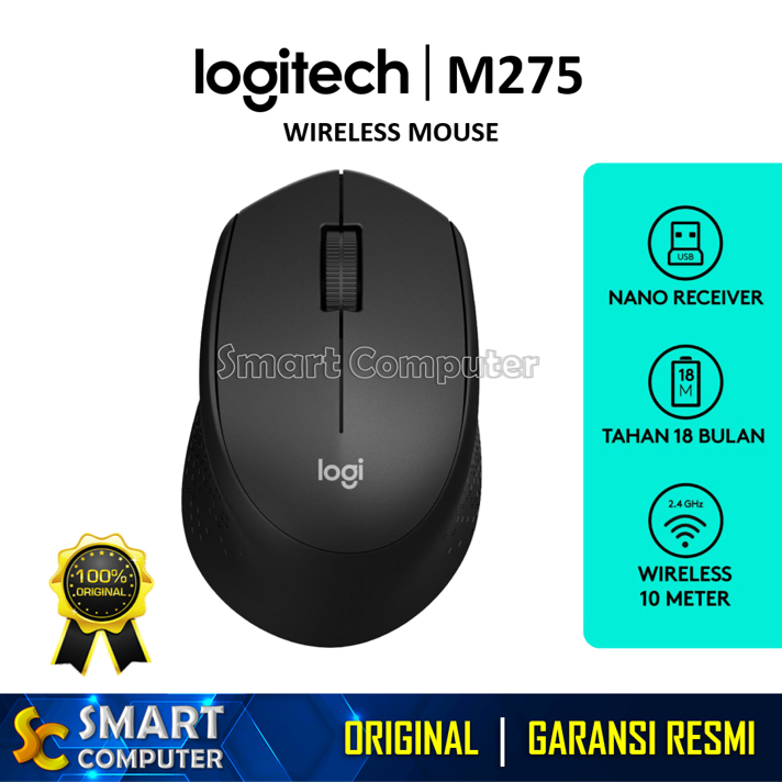 Jual Logitech M275 Wireless Mouse M 275 – Original Garansi Resmi ...
