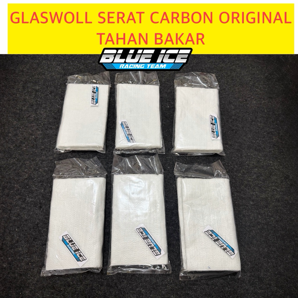 Jual GLASSWOLL PUTIH GLASWOL GASPUL GLASPUL GLASSPULL BUSA KNALPOT ...