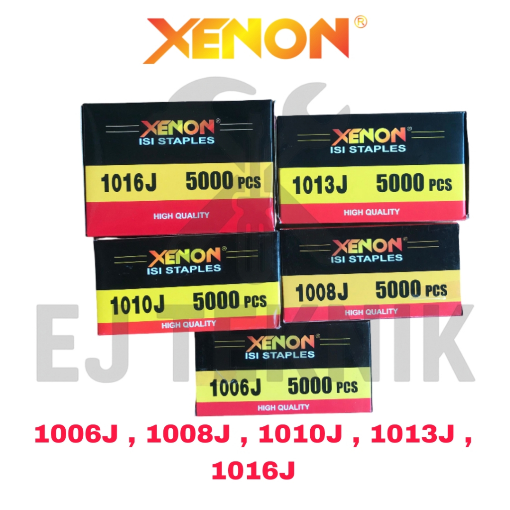 Jual XENON Isi Staples Angin Air Stapler Refill 1006J / 1008J / 1010J ...
