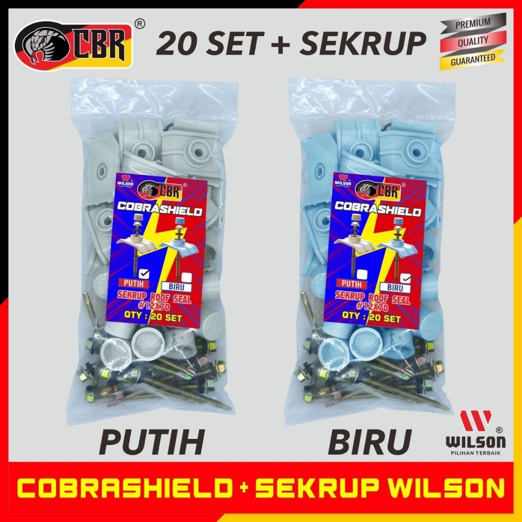 Jual CBR Roof Seal Atap UPVC Set Skrup Baut Roofing 7cm / Skrup Sekrup ...