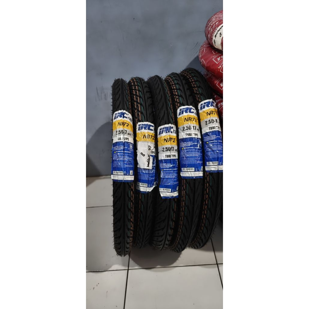 Jual BAN LUAR MOTOR IRC NR 72 ukuran 250-17, Tubetype (Motif Bintang ...