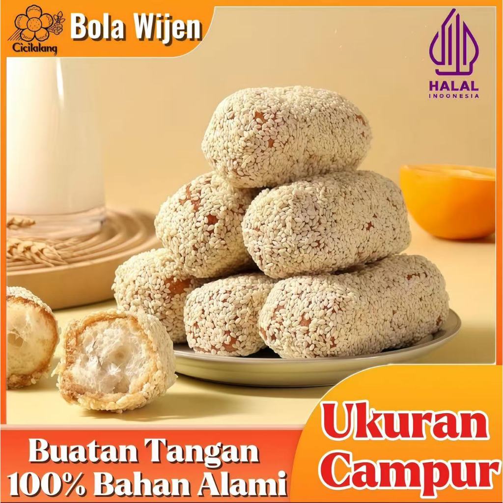 Jual KUE Manco Wijen VIRAL Camilan Sehat Renyah Manis Banyak Ukuran Kue ...