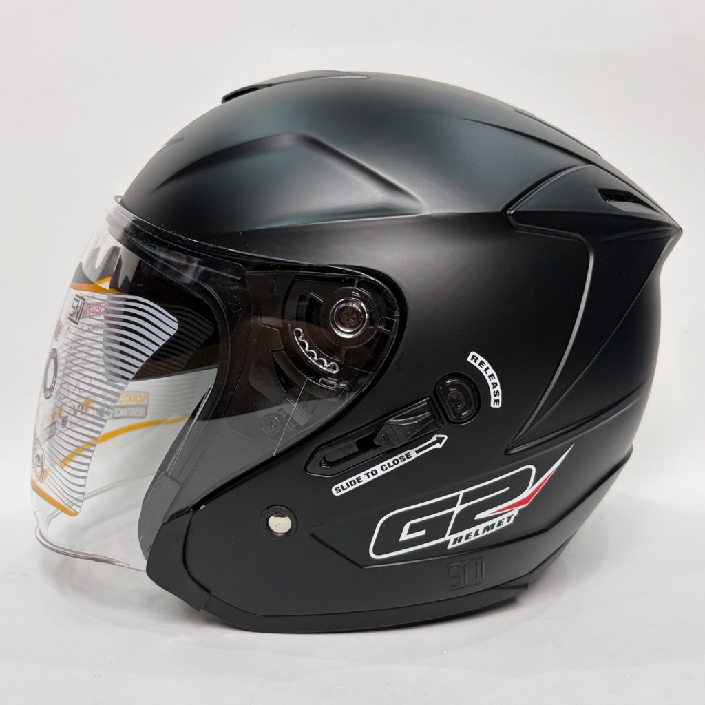 Jual HELM G2 OPTIMAX SOLID ORIGINAL DOUBLE VISOR - HELM HALF FACE ...