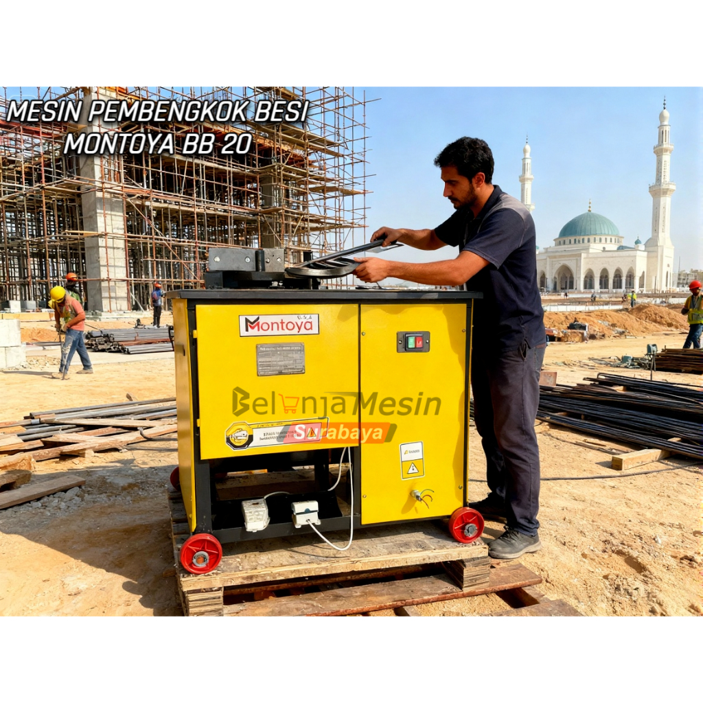 Jual Bar Bender Electric 3 phase 16 mm MONTOYA BB 20 Alat Bending ...