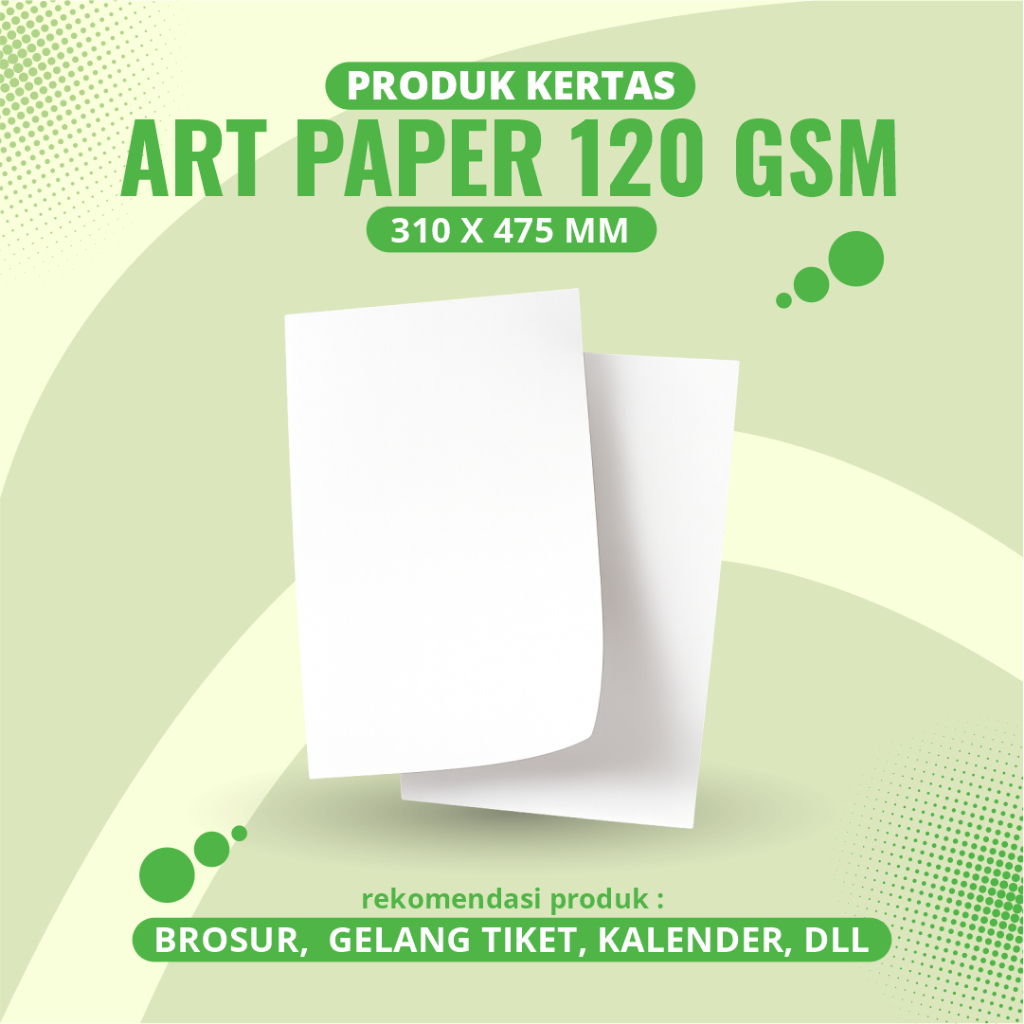 Jual Cetak Kertas Art Paper 120gr ukuran A3+ | Shopee Indonesia