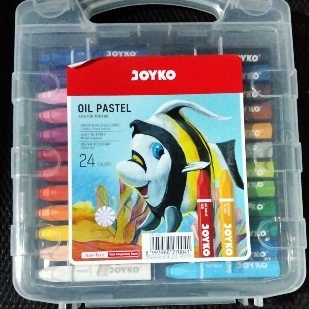 Jual oil pastel joyko / goztar 24colour | Shopee Indonesia