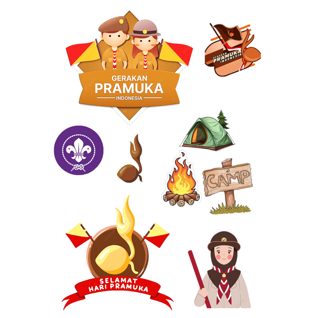 Jual Topper Cake Tema PRAMUKA Custom/ Hiasan Kue Ultah SCOUT PRAMUKA ...