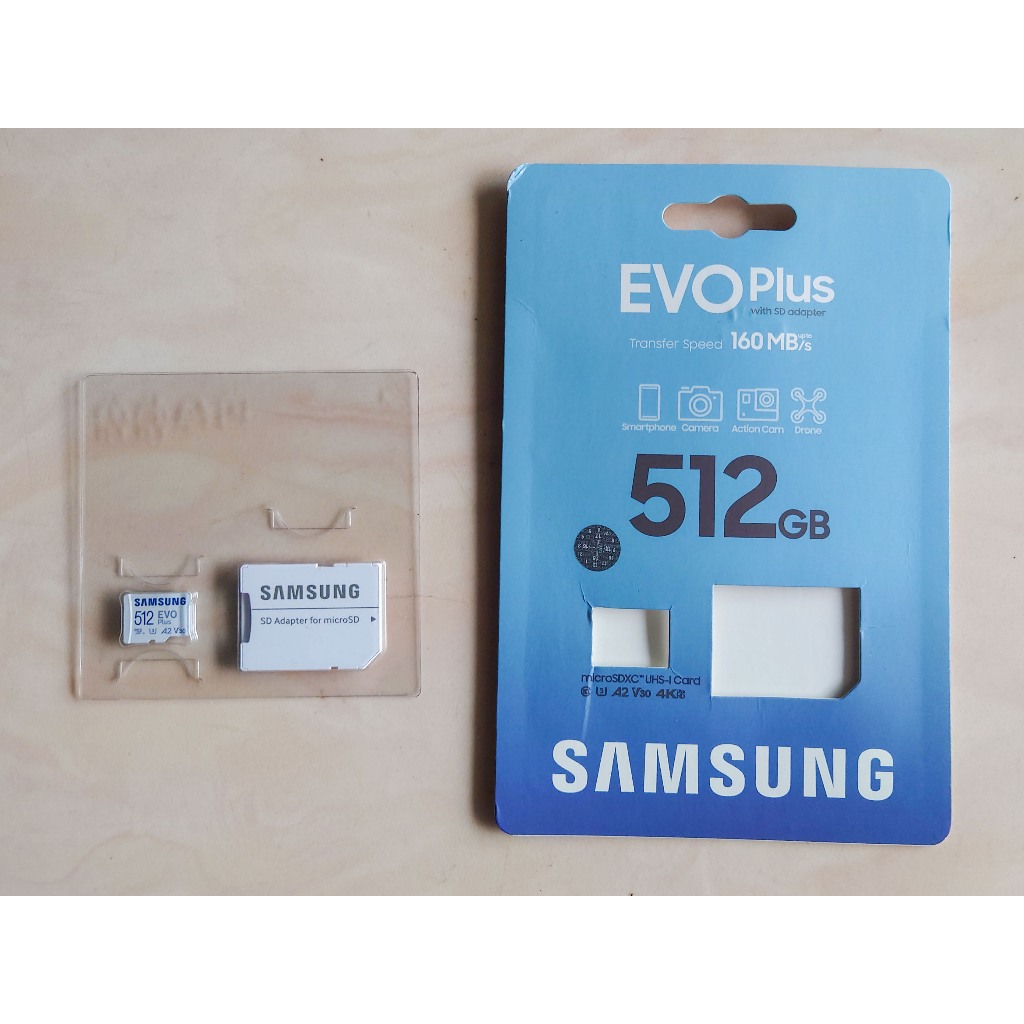 Jual Samsung Micro SD card 512GB evo plus UHS SDXC bekas second ...
