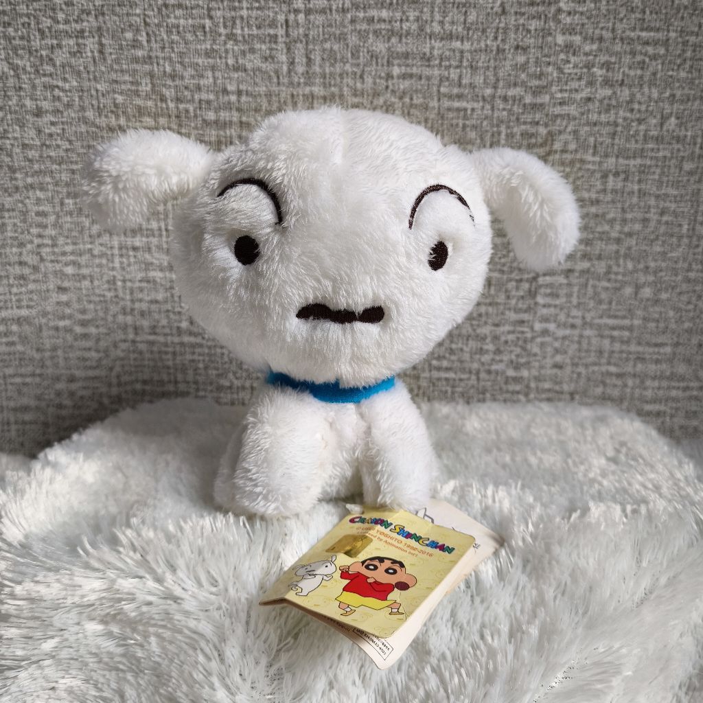 Jual Boneka shiro Crayon Shinchan original duduk ukuran 17x20cm lembut ...