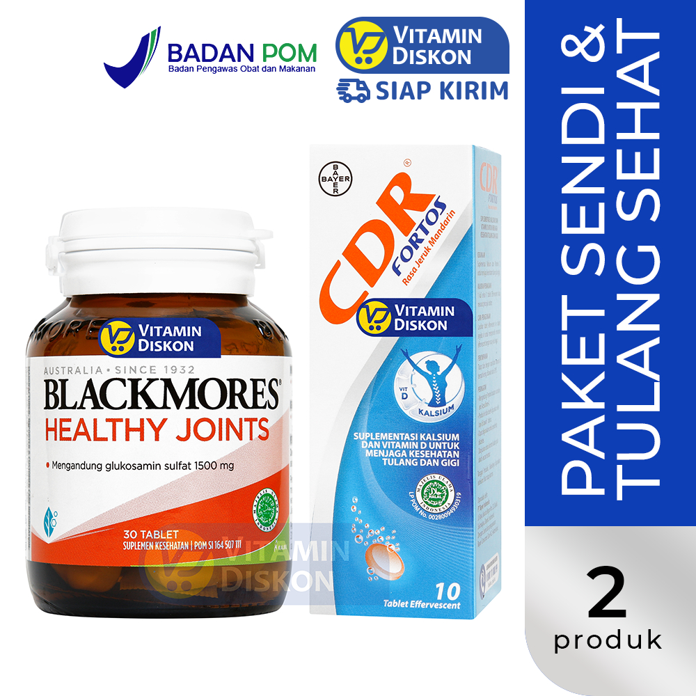 Jual PAKET SENDI DAN TULANG SEHAT (BLACKMORES HEALTHY JOINTS 30 TAB ...
