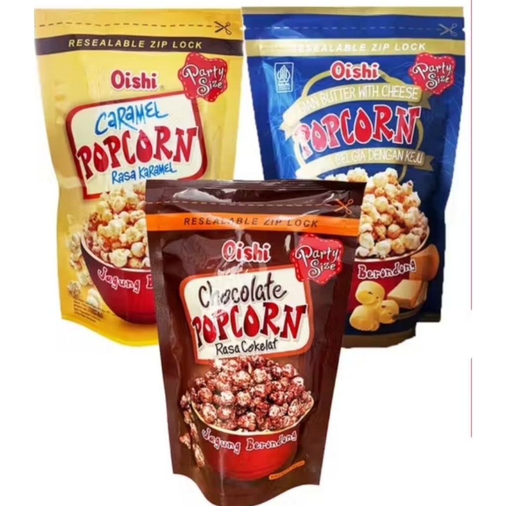 Jual PopCorn Oishi Coklat, Balado | Shopee Indonesia