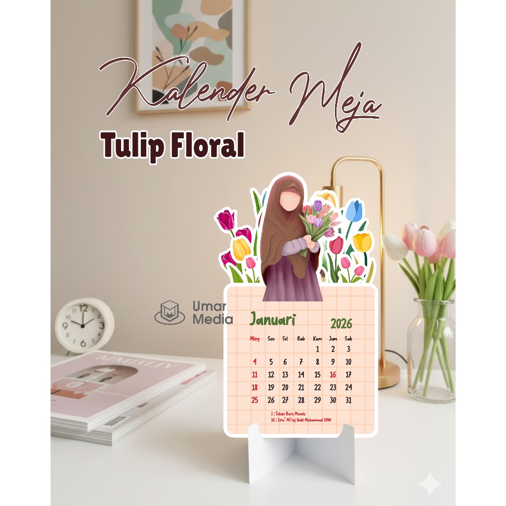 Jual kalender meja 2026 aesthetic - kalender meja lucu - Kalender Meja ...