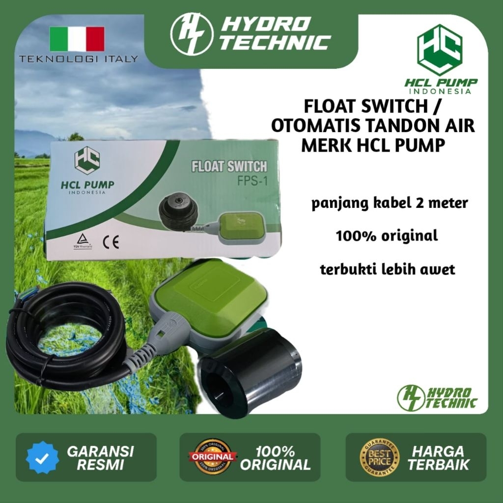 Jual float switch / otomatis tandon air merk HCL pump panjang kabel 2 ...