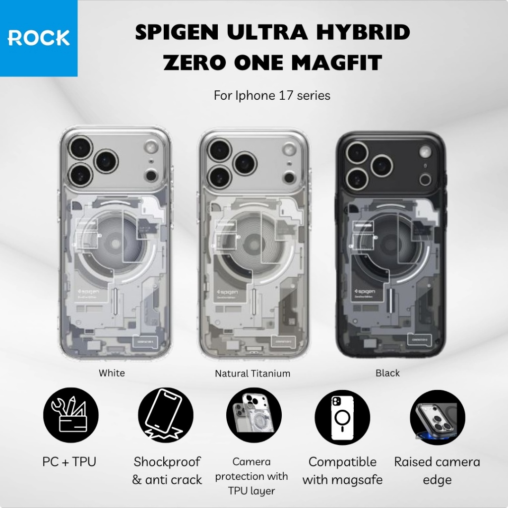 Jual Spigen Ultra Hybrid Magfit Zero One Magsafe Iphone 17 Pro Max 17 ...