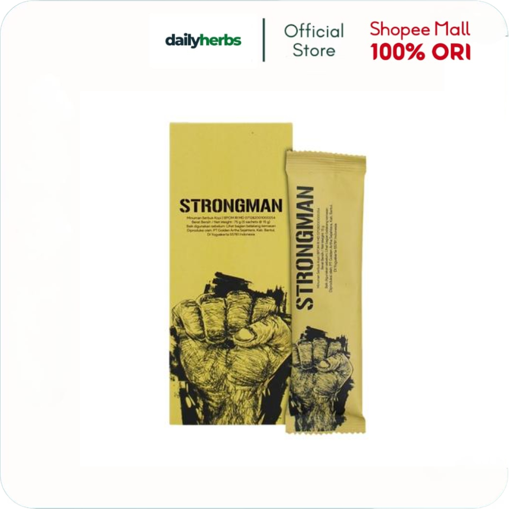 Jual Kopi Strongman - Kopi Stamina 1Box (isi 5 Sachet) | Shopee Indonesia