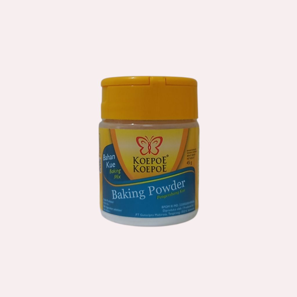 Jual Koepoe Koepoe Baking Powder 45g Pengembang Kue Bahan Baking Mix ...