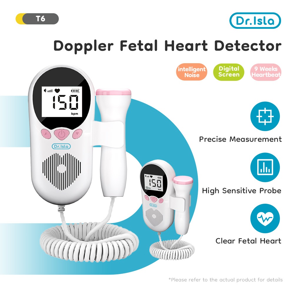 Jual Dr.isla Fetal Doppler Dopler Detak Jantung Bayi 3.0MHz Fetal ...