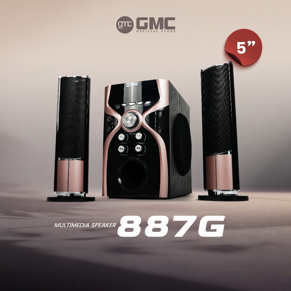 Jual GMC Speaker 887G – Bluetooth Karaoke Speaker – 145W, USB, SD, AV ...