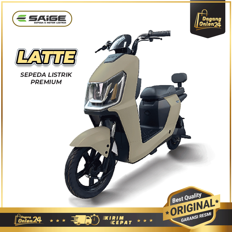 Jual Sepeda Listrik SaiGe LATTE Speda 3 Jutaan Sepedah Listrik Dewasa ...