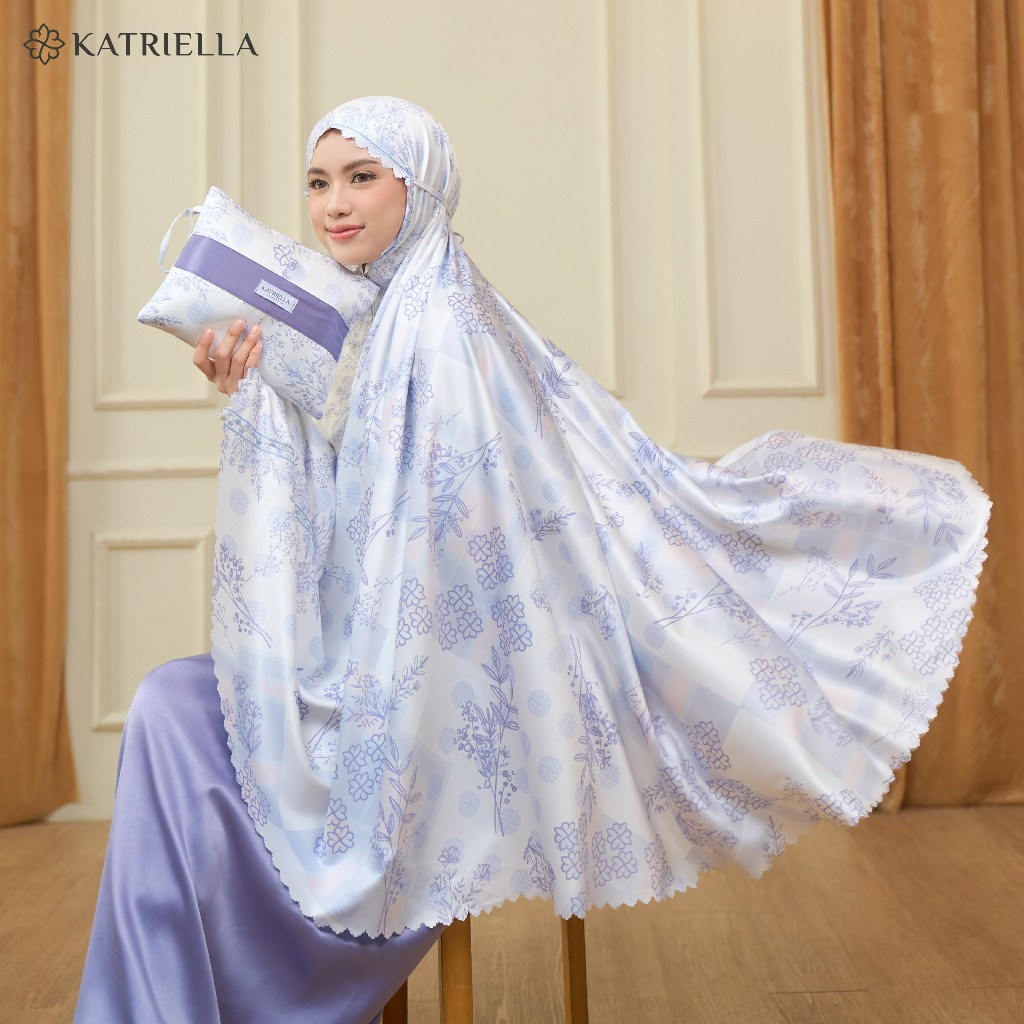 Jual KATRIELLA - Mukena Silk Dewasa Premium 2in1 Travel Jumbo Adem ...