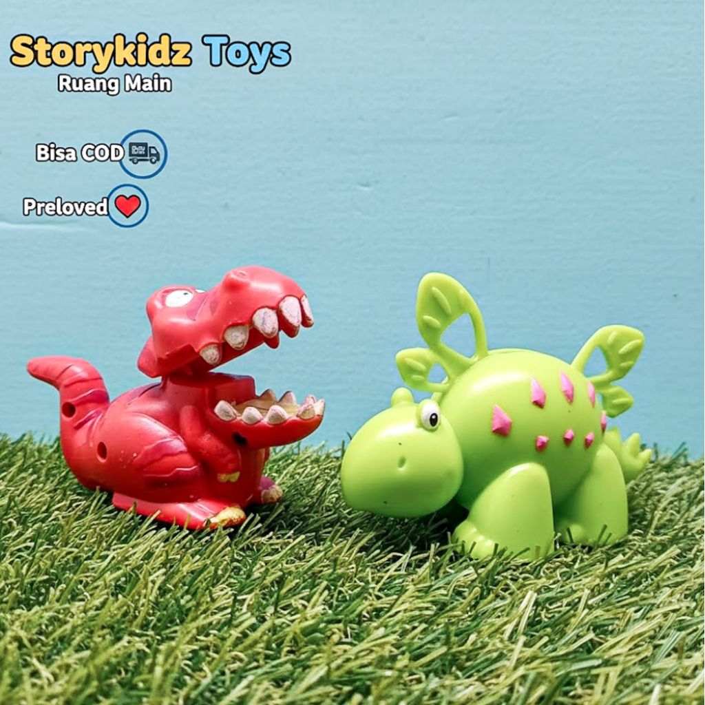 Jual Mainan Dinosaurus Jadul KFC Hokben Koleksi Pribadi Kolpri Vintage ...
