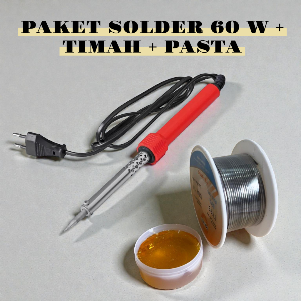 Jual Solder listrik iron timah soldering Timah 60/80 Watt | Shopee ...