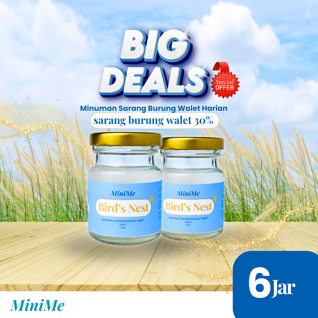 Jual MiniMe Minuman Sarang Burung Walet (Bird Nest) 70ml – Komposisi 30 ...