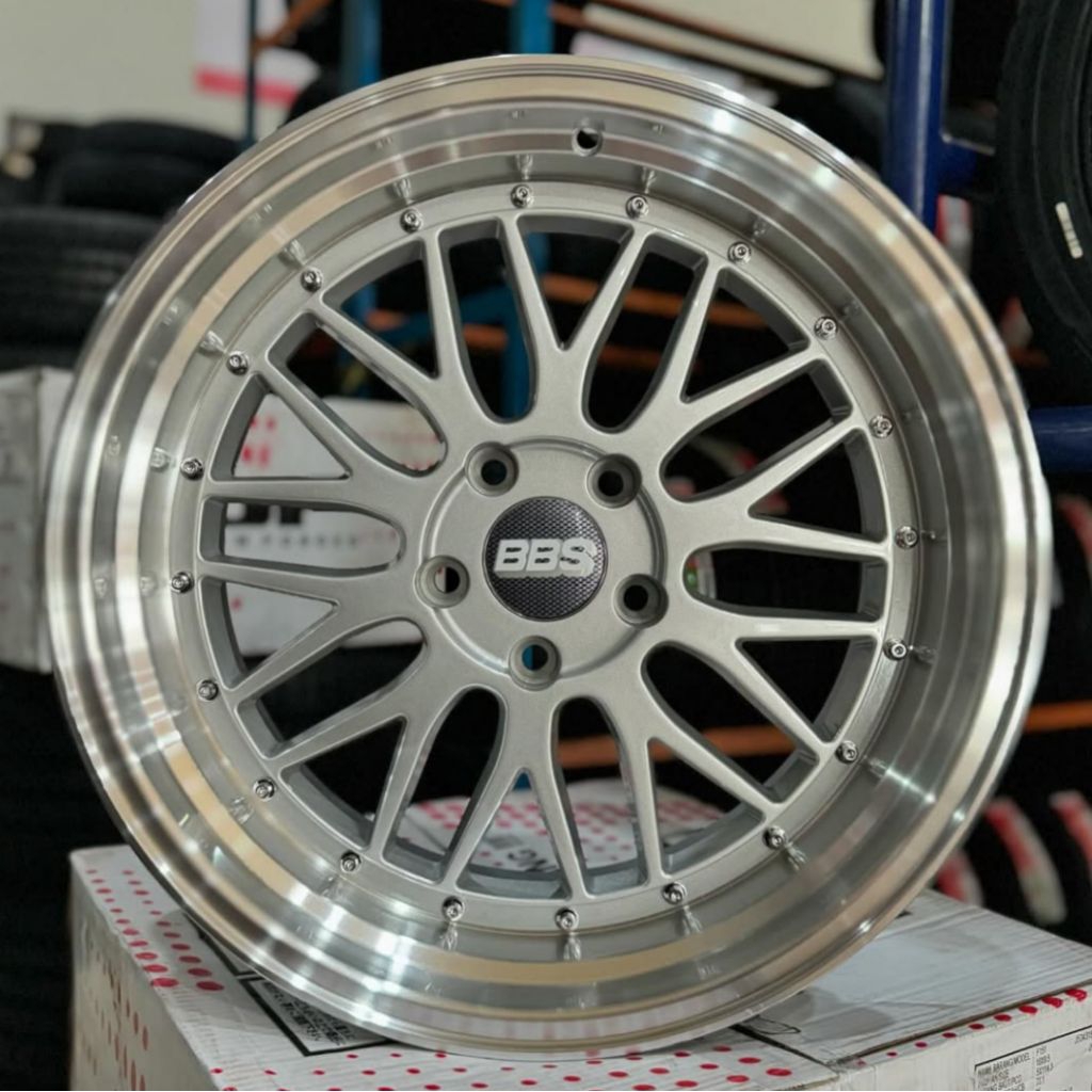 Jual velg ring 18 bbs lm pcd 5x120 lebar 8 - 9 velg racing bmw r18 velg ...