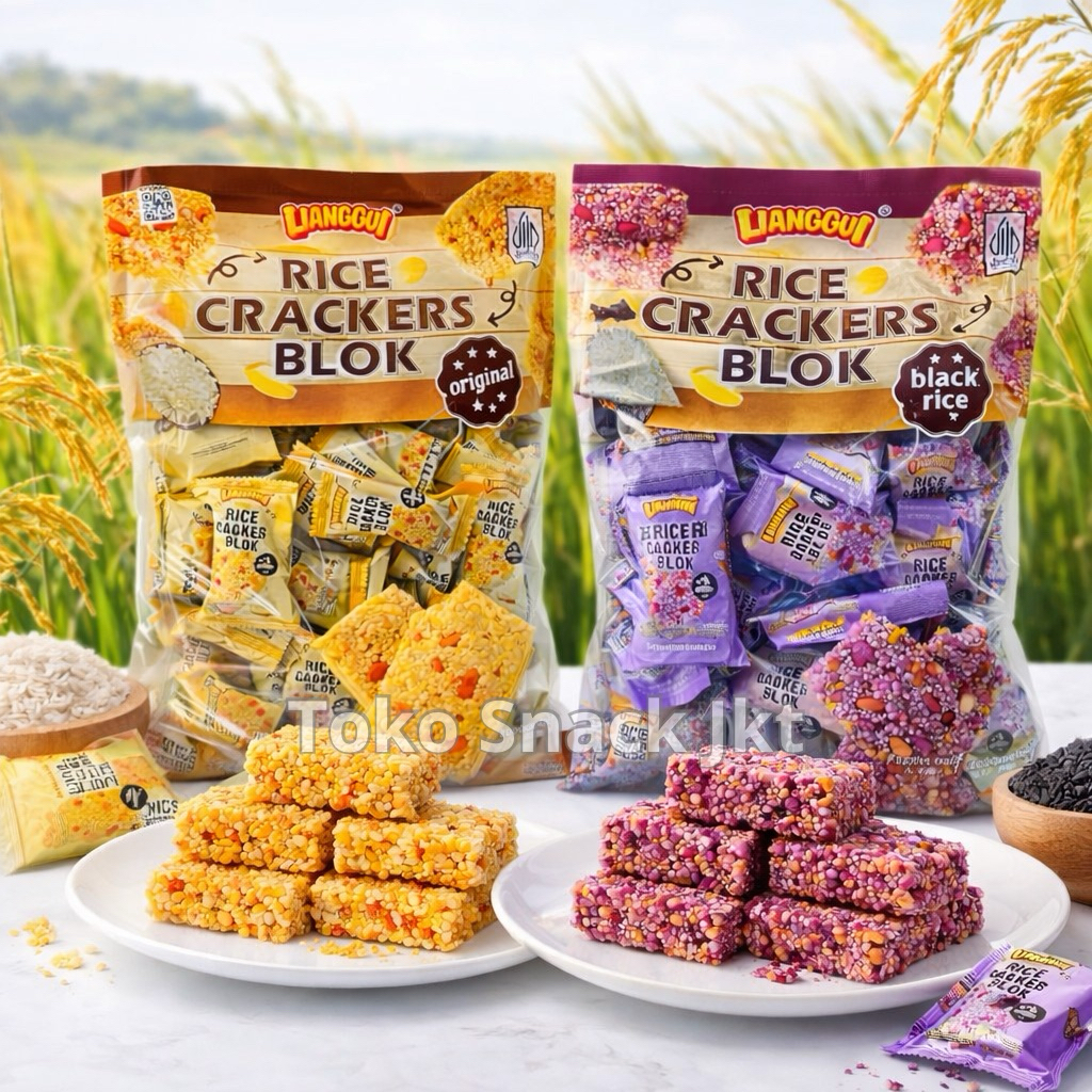 Jual [HALAL] JIPANG BERAS I RICE CRACKERS BLOK I KACANG ORIGINAL ...