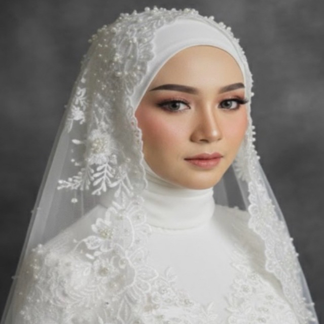 Jual selina veil / wedding veil / slayer pengantin | Shopee Indonesia