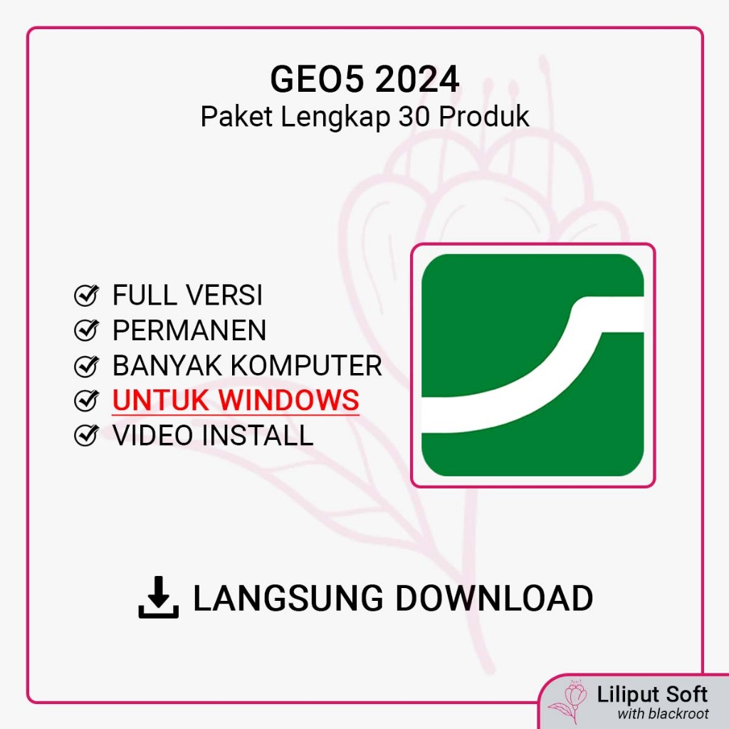 Jual GEO5 2024 Pro Geotechnical Software Full Versi | Shopee Indonesia