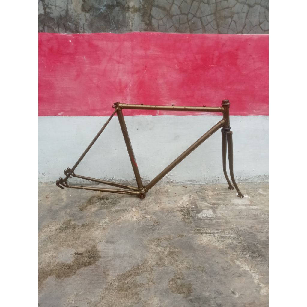Jual frameset bahan sepeda kalcer balap jadul japan | Shopee Indonesia