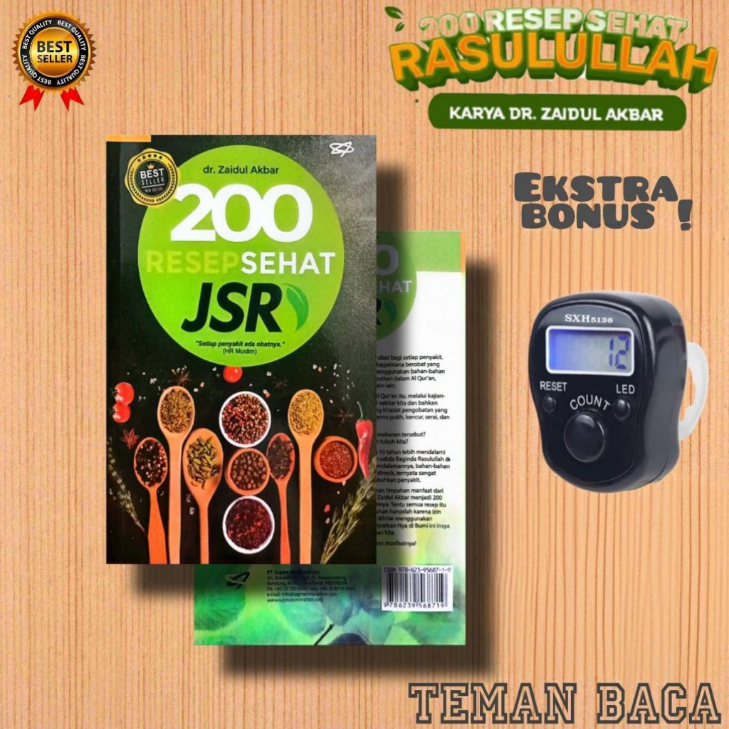 Jual Buku 200 Resep Sehat JSR dr Zaidul Akbar Hard Cover - Full Colour ...