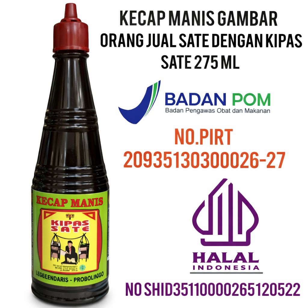 Jual KECAP MANIS CAP KIPAS SATE 275 ML | Shopee Indonesia
