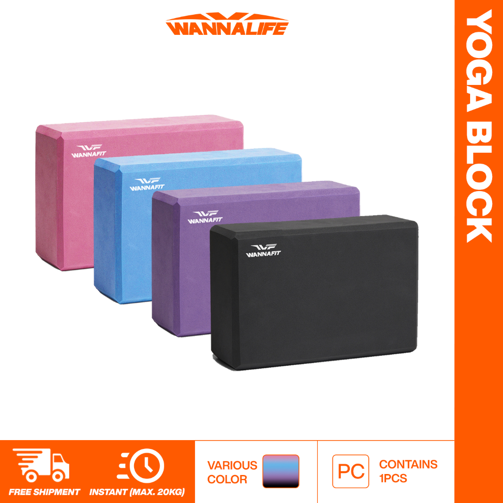 Jual WANNALIFE Yoga Block | Balok Pilates | Alat Olahraga Rumah ...