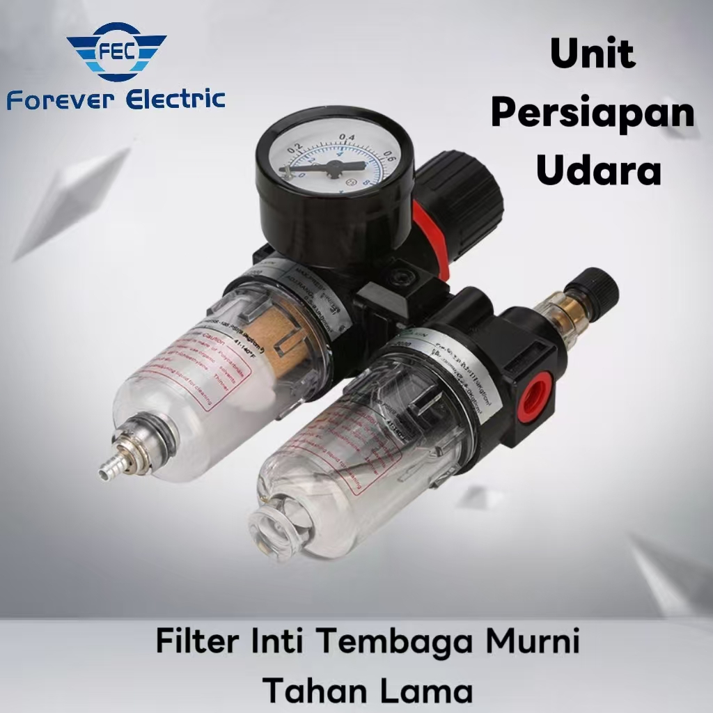 Jual Regulator Kompresor Angin AFR2000 Air Filter Atau Pengatur Tekanan ...