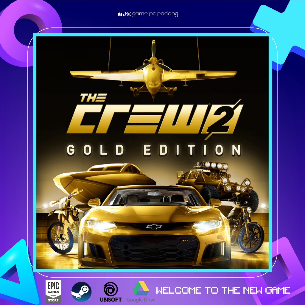 Jual The Crew 2 Game PC Laptop Gold Edition Full DLC | Shopee Indonesia