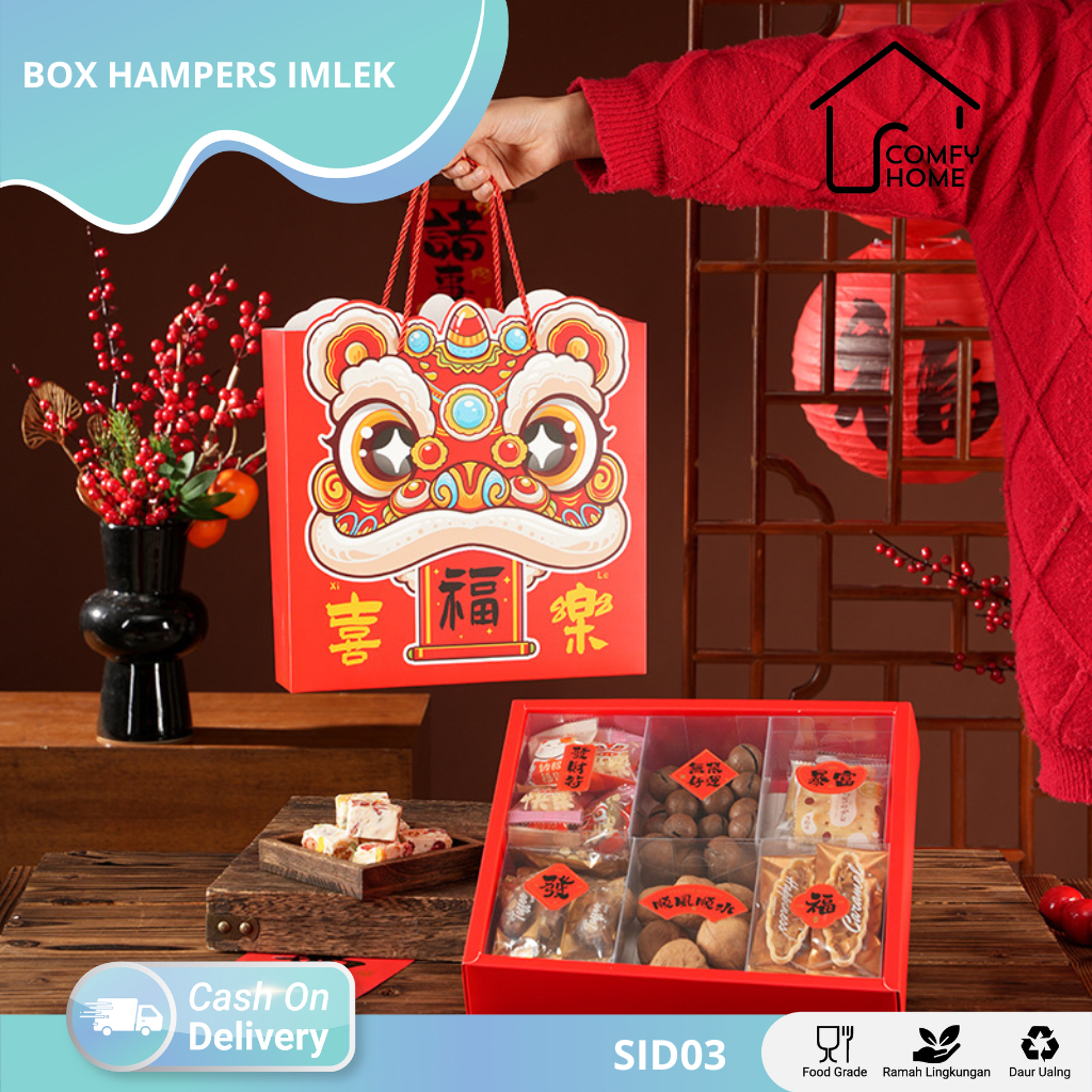 Jual Box Hampers Imlek / Papper Bag Imlek / Papper Bag Barongsai ...