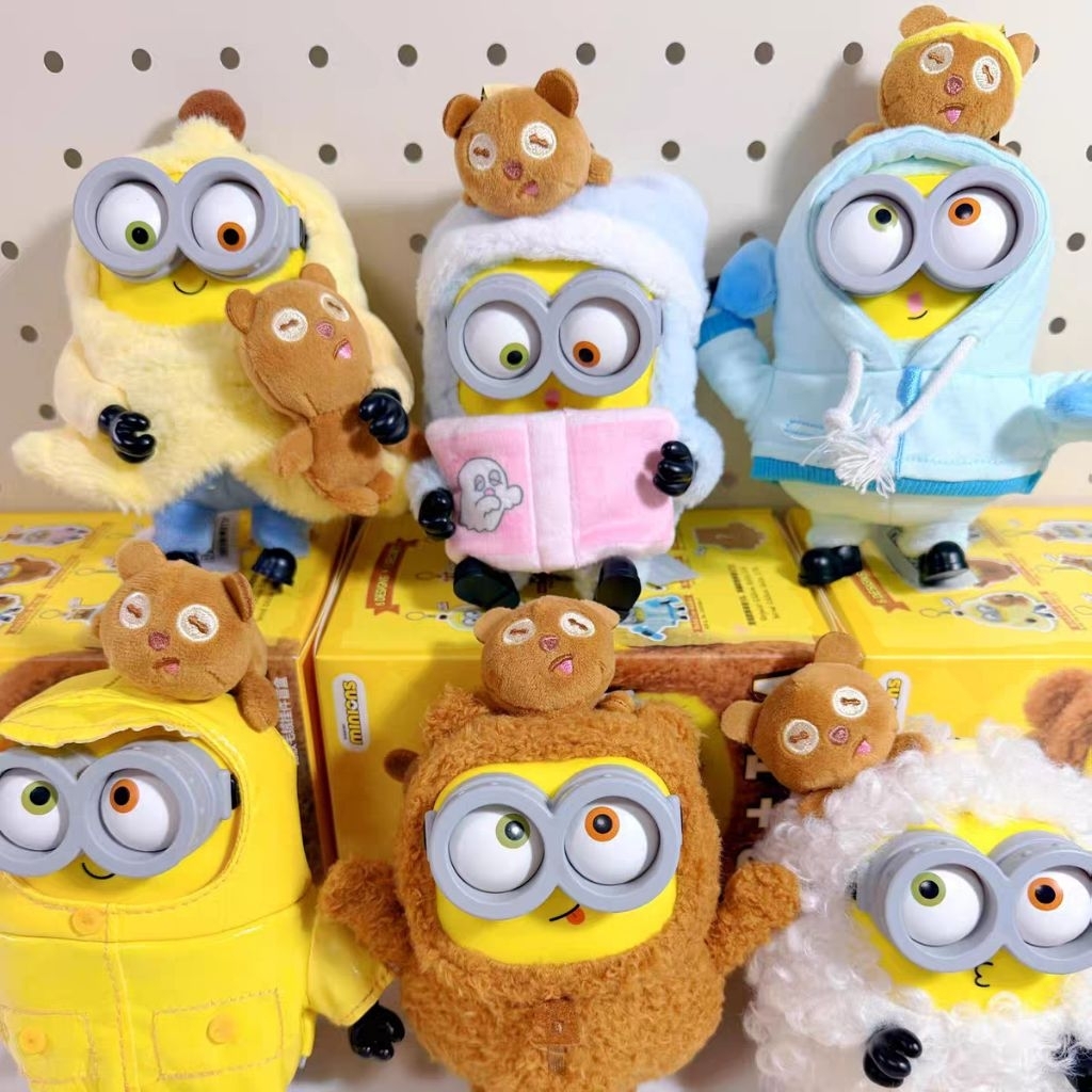Jual (READY) MINIONS BOB + TIM BETTER TOGETHER SERIES PLUSH PENDANT ...