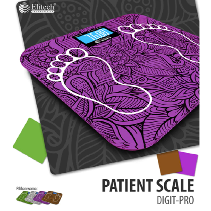 Jual Elitech Timbangan Badan Digital / Patient Scale Digit Pro | Shopee ...